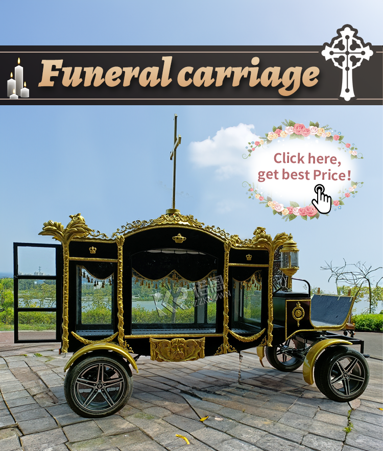 Golden Horse Hearse retro Style Silver Finish Funeral Carriage ...